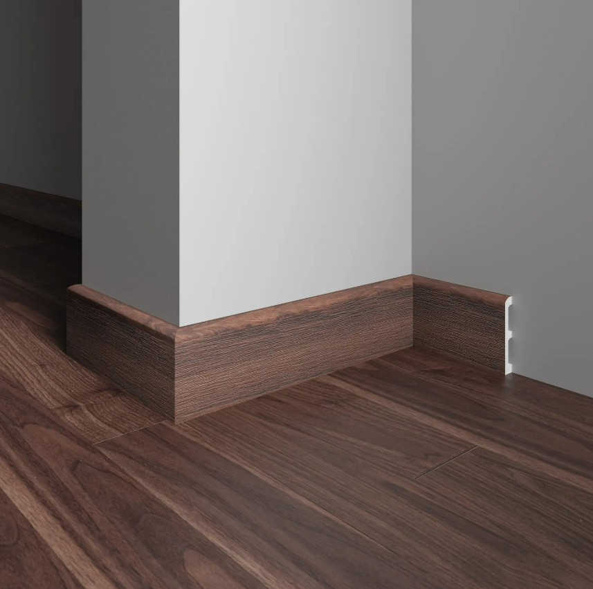 Плинтус Dekor-Dizayn 706-88SH Цветной Плинтус Д2400хВ80хТ13 / Декор Дизайн.