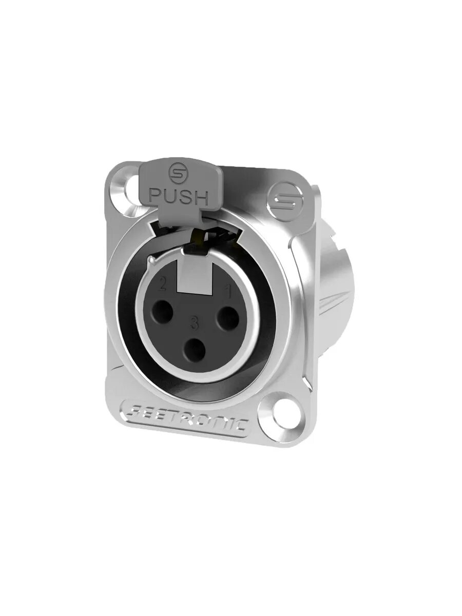 Панельный разъем XLR MK3F2C 3-пин мама