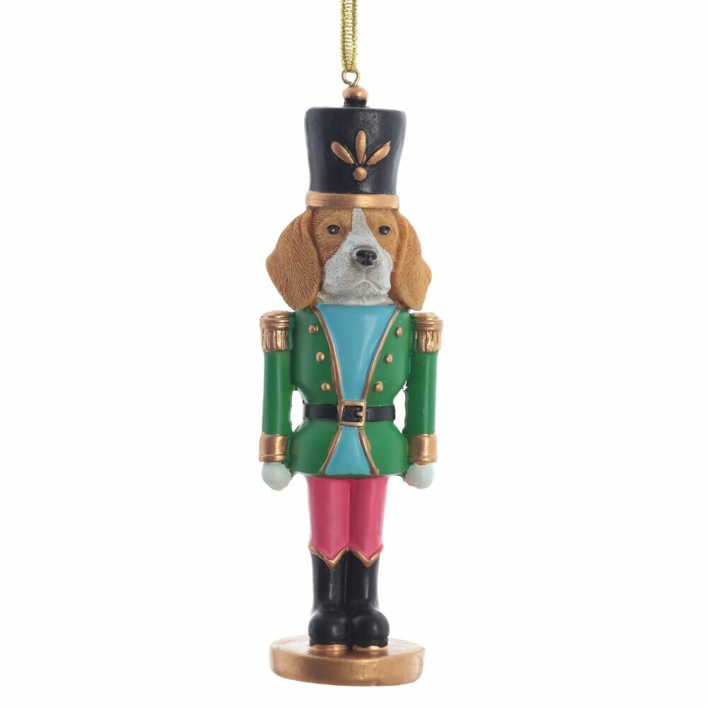 Елочная игрушка Собачка-солдатик, 4х4,5х15 см KSM-812691