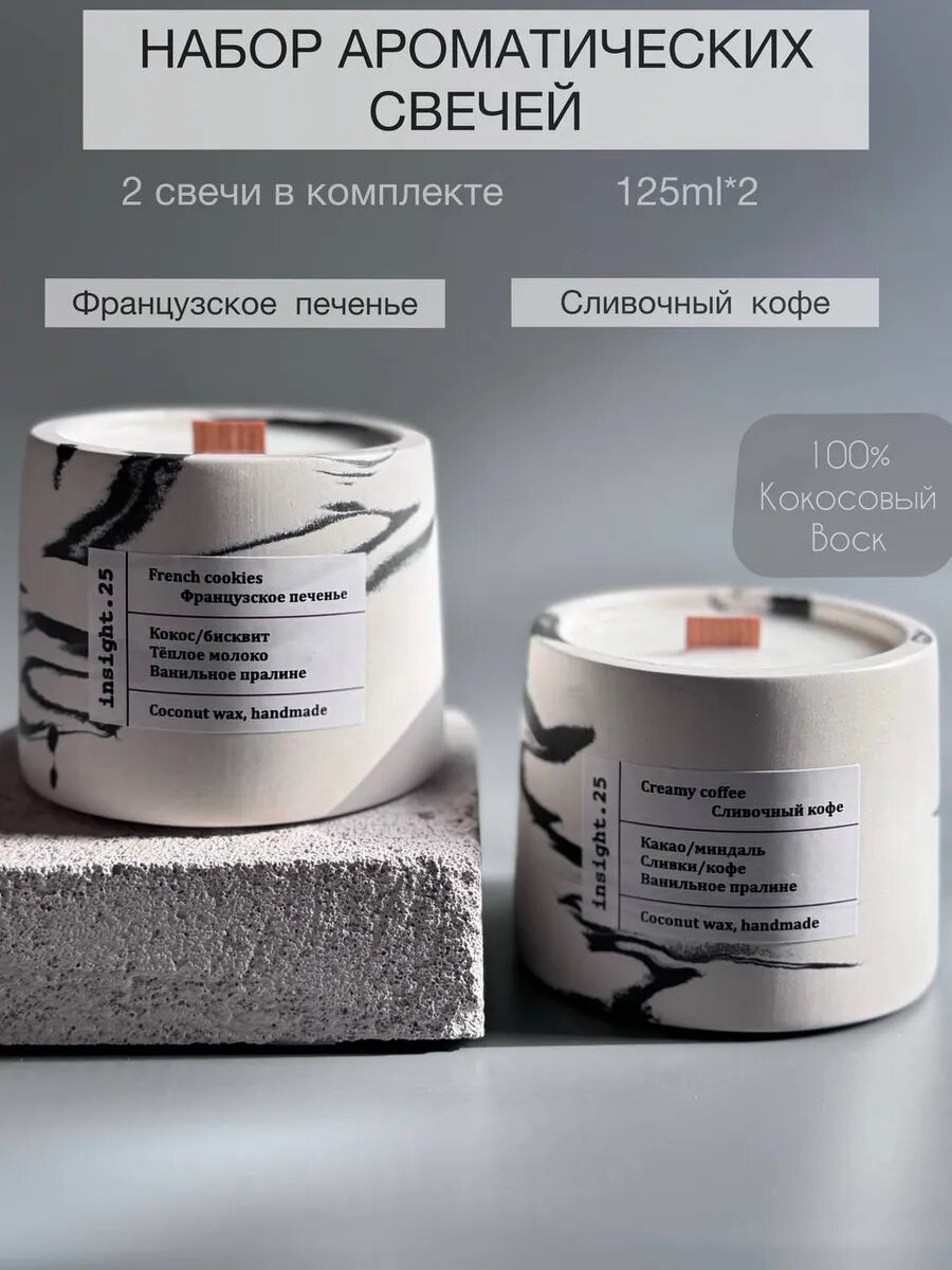 Свечи ароматические набор аромасвечи для дома