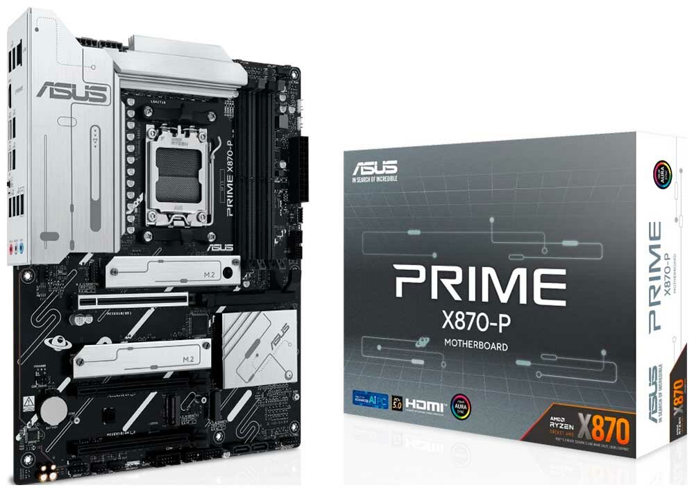 Материнская плата Asus PRIME X870-P (AM5, ATX)