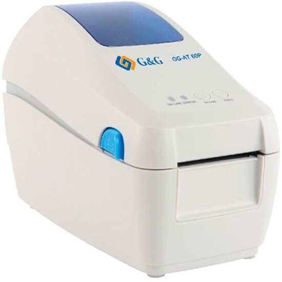 Термопринтер этикеток и браслетов G&g Ninestar Термопринтер этикеток (DT), 2" (60 mm), 203 dpi, 200 мм/сек, USB, Ethernet, светлый, TSPL