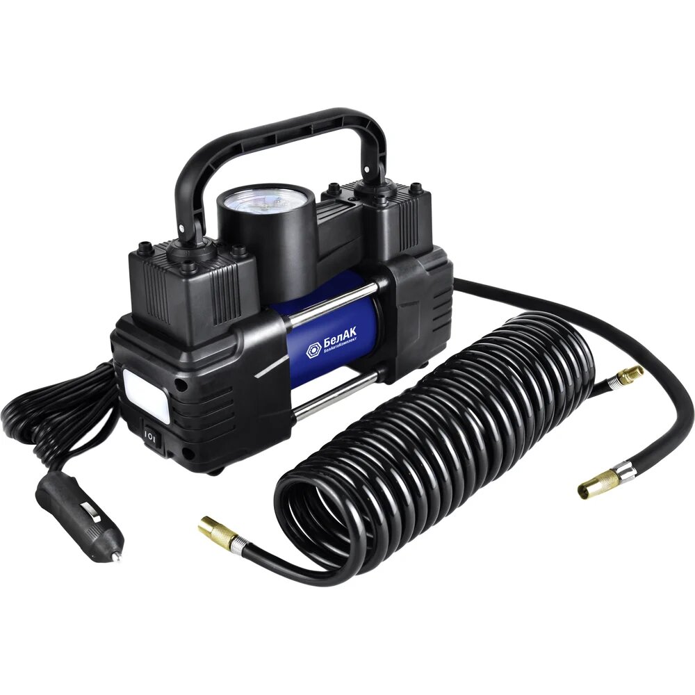 Компрессор для накачки шин ПРОФИ-55Ф с фонарем 12V 55 л/мин. БелАК БАК.99179, Преимущества модели