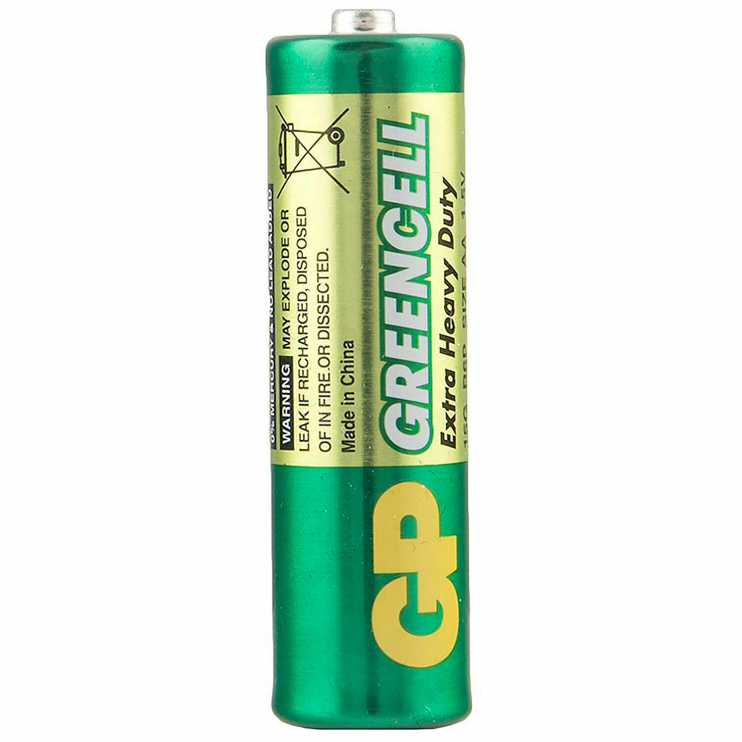 Упаковка 6 шт. Батарейки комплект 4 шт, GP GreenCell AA (R6, 15G), солевые, пальчиковые, блистер, 15G-2CR4