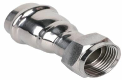 Пресс-фитинг из нержавеющей стали с накидной гайкой 35mm*1, TIM, арт. ZTI.508.003506, ZTI.508.003506