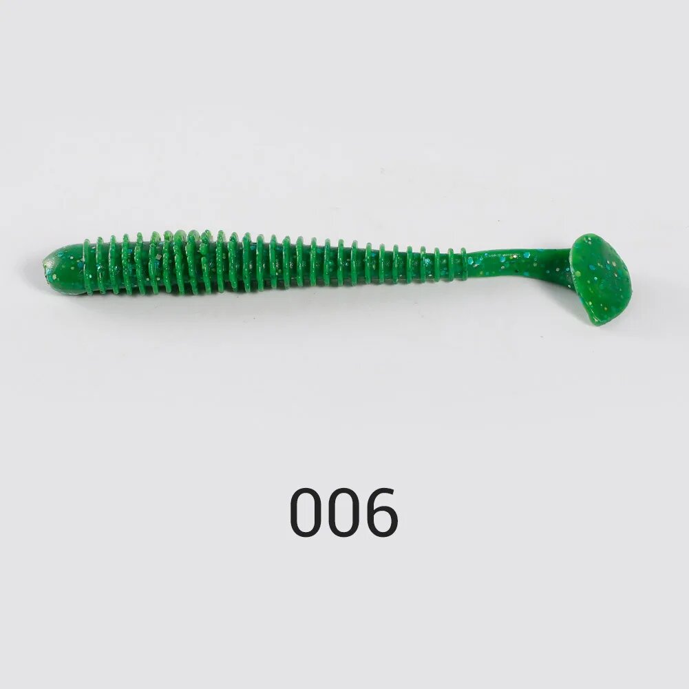 Силиконовая приманка Bassland, 75mm, Изумрудный, EC006