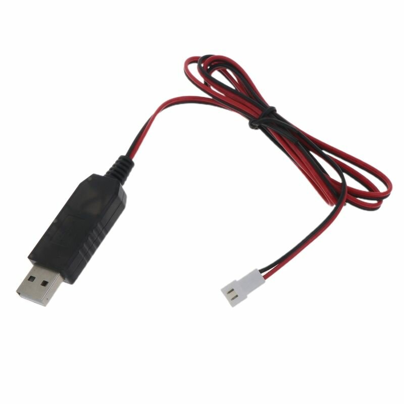 1 м USB до 4,2 В 1 А 2-контактный XH 2,54 мм зарядный кабель для 3,7 В самолет-вертолет автомобильная литиевая аккумуляторная батарея