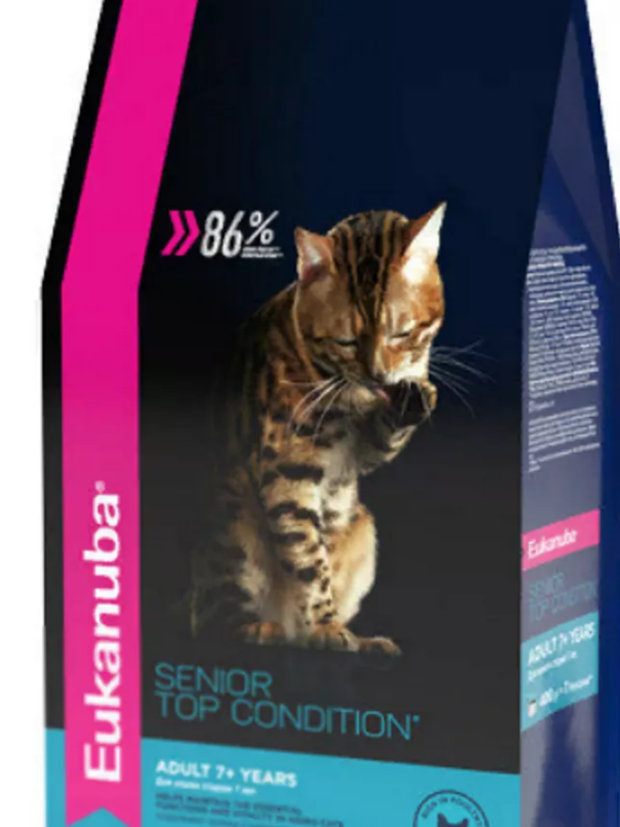 EUKANUBA SENIOR TOP CONDITION для пожилых кошек с птицей (0,4 кг)