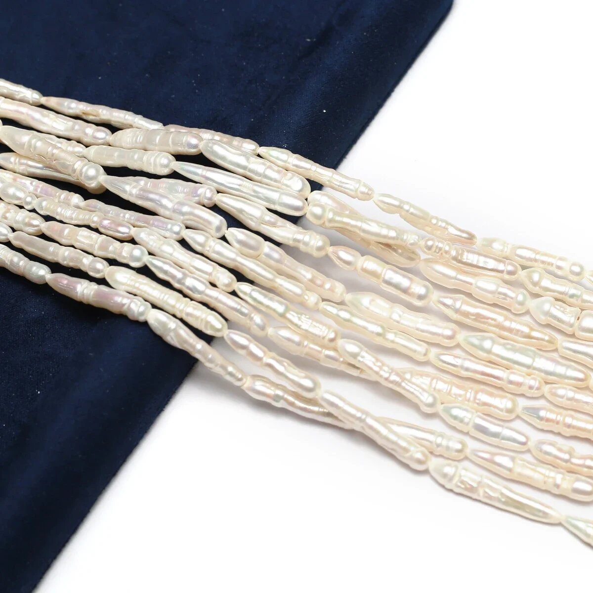 25x5 мм5A натуральный пресноводный белый жемчуг в стиле барокко, красивые ювелирные изделия высокого качества, ожерелье, браслет, аксессуары