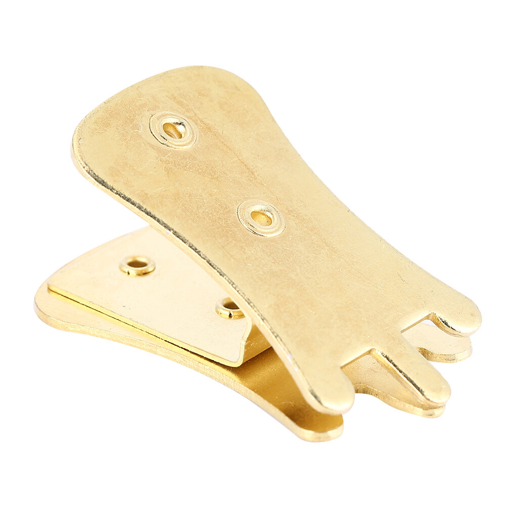 Металлический глушитель для музыкальных инструментов, портативный аксессуар для эрху (као ху чун ху) (золотой).