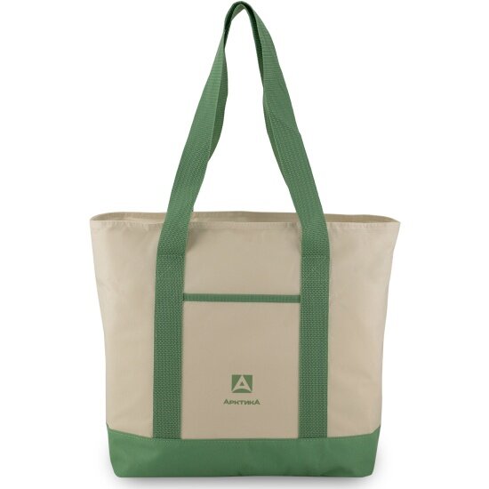 Термосумка Арктика 3400-17, зеленая/бежевая, 17,5 л