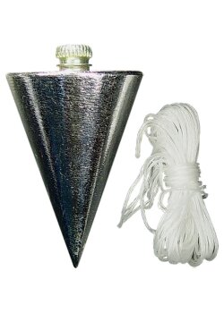 Отвес конусный, 400 г, шнур 5 м MATRIX 84834