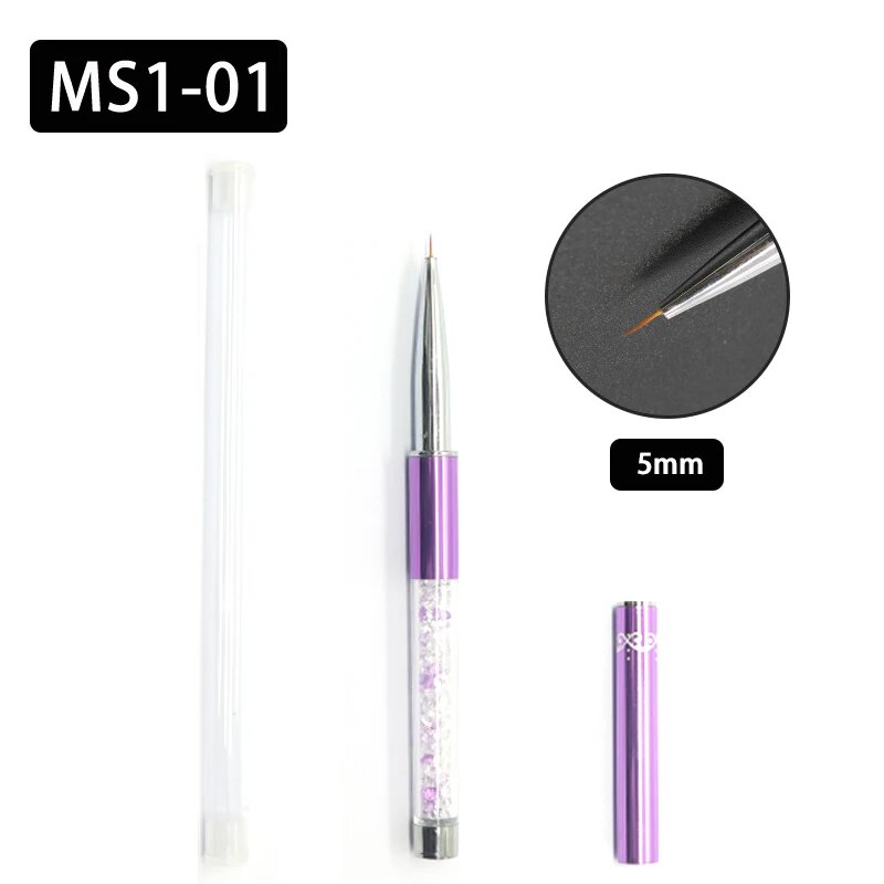 Кисть для дизайна ногтей MS1-01, 5 мм