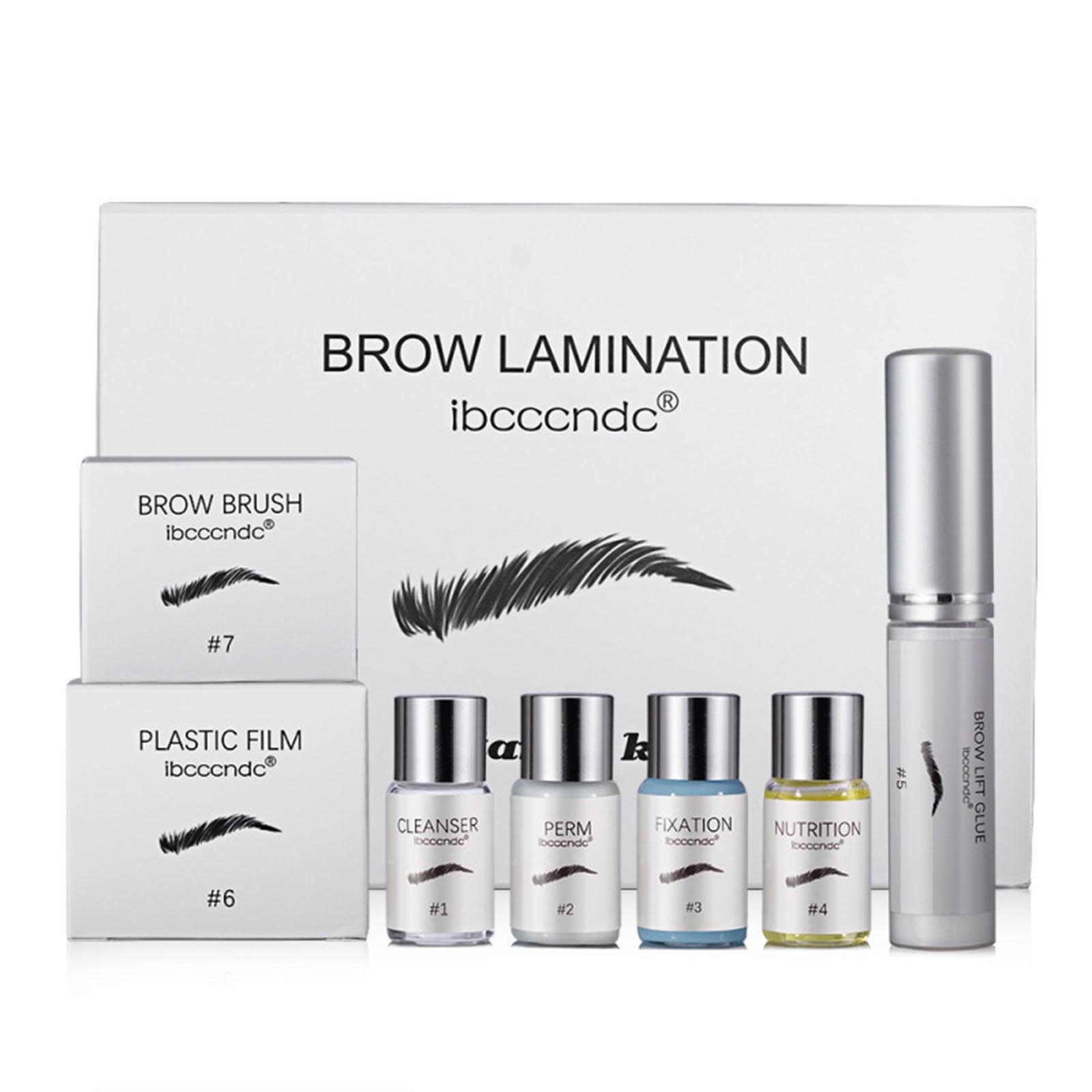 Ibcccndc Brow Lift Kit Eyebrow Lamination Perm DIY Eyebrows Lifting Styling for Beautiful Long-lasting Salon & Home Use