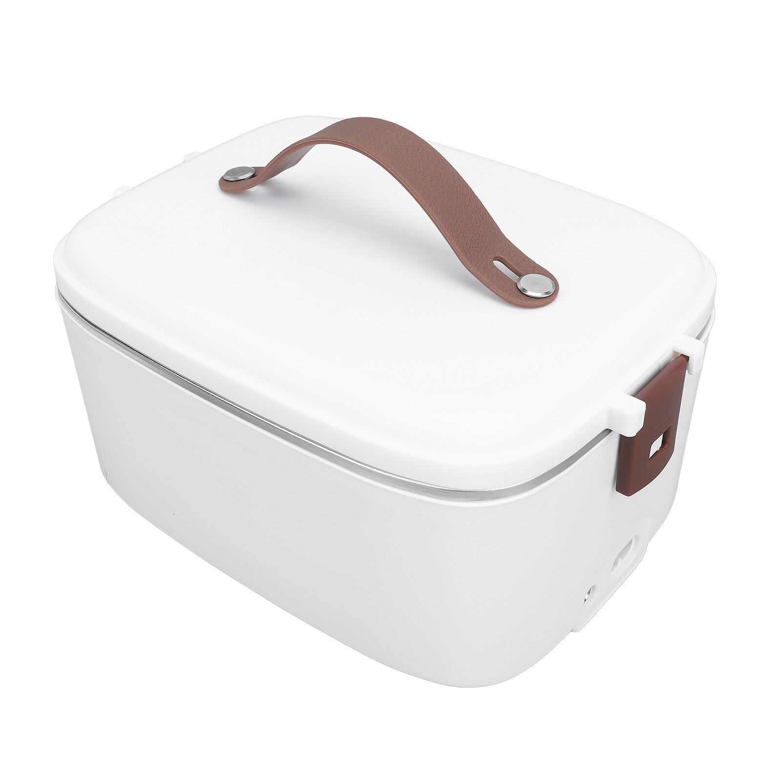 Электрический подогреватель еды для ланч-боксов 1,8 л, большая емкость, SUS304, цикл 360°, сбалансированный нагрев, портативный подогреватель еды для офиса, путешествий, дома, вилка ЕС 220 В