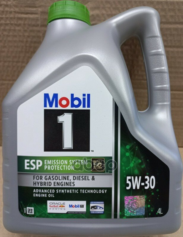 Mobil Масло моторное синтетическое "Mobil 1 ESP Formula 5W-30", 4л