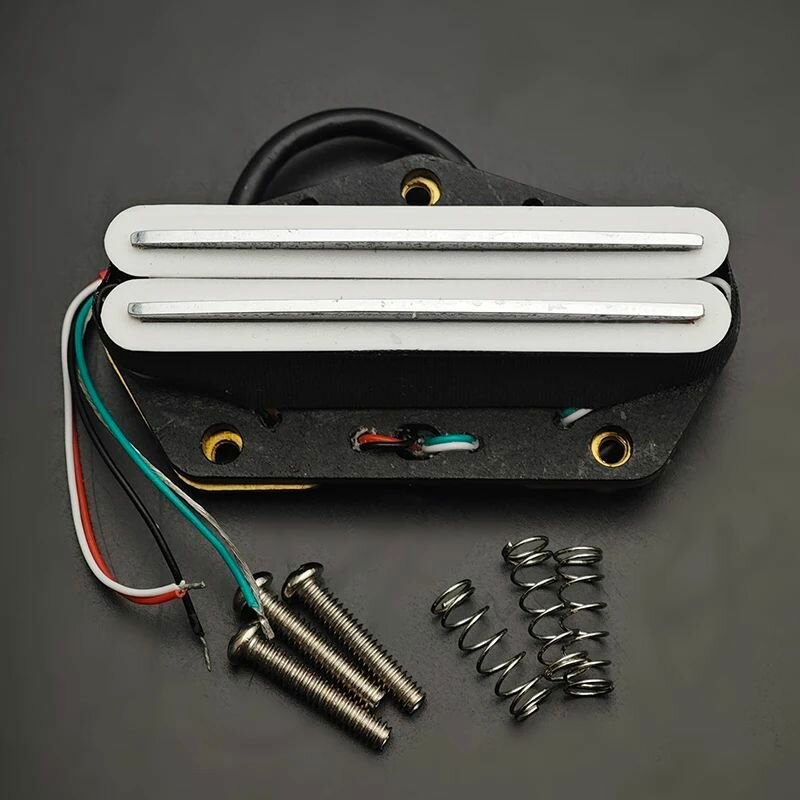 Звукосниматель Alnico 5 Tele Guitar Double Rail Humbucker Bridge для гитар Fender Tele Guitar Parts в различных цветах