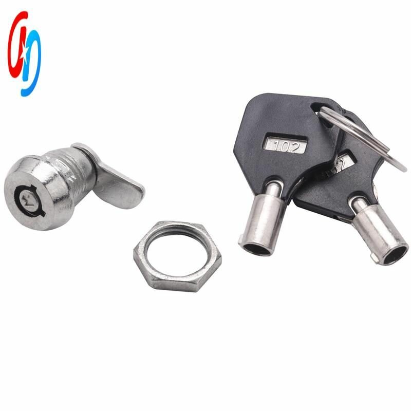 (R Y I X) Защитный трубчатый кулачковый замок на четверть оборота двери шкафа с ключами