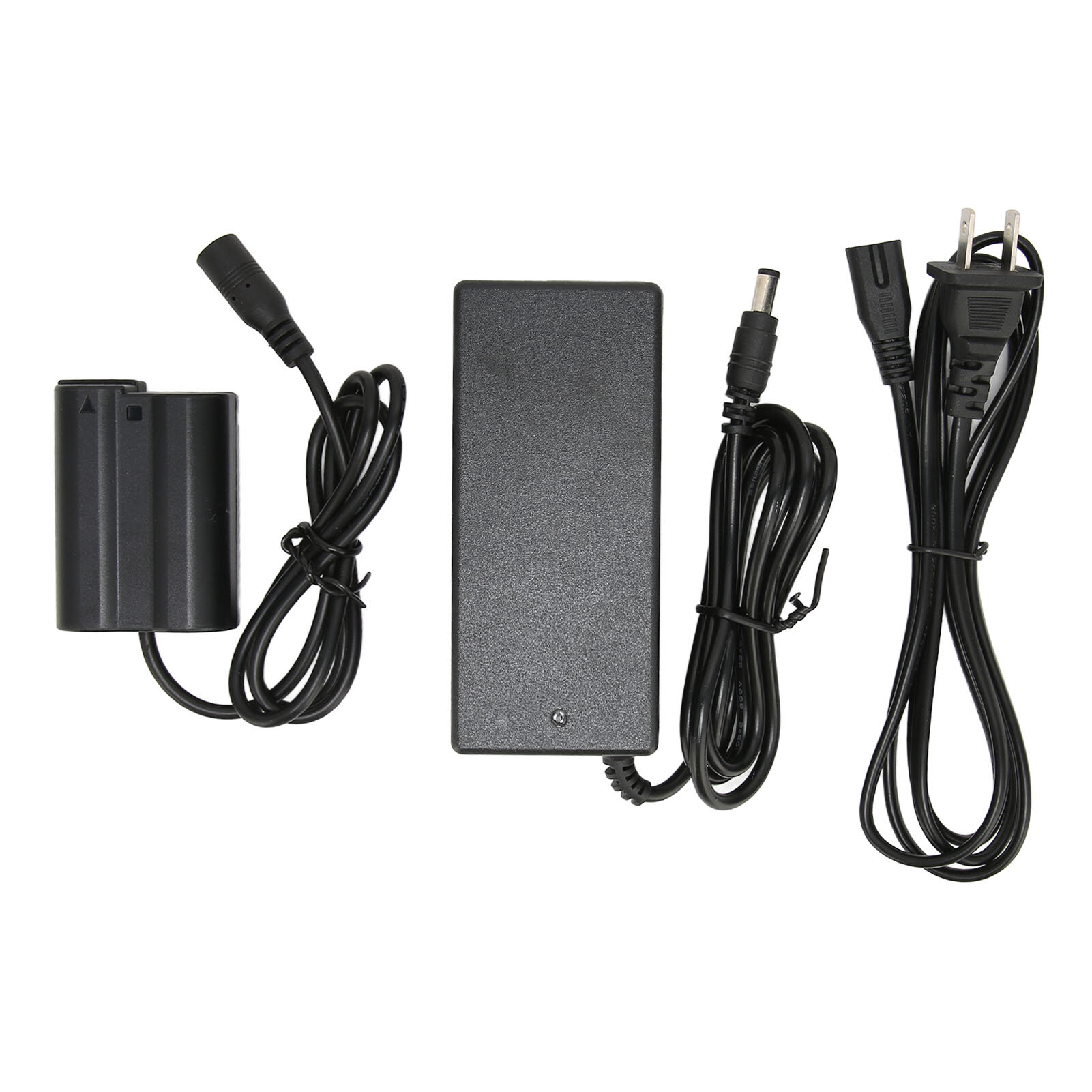 EL15 DC Coupler Dummy Battery Power Adapter Kit for Nikon D7000 D7200 D7500 D500 D610 D750 100 240VUS Plug