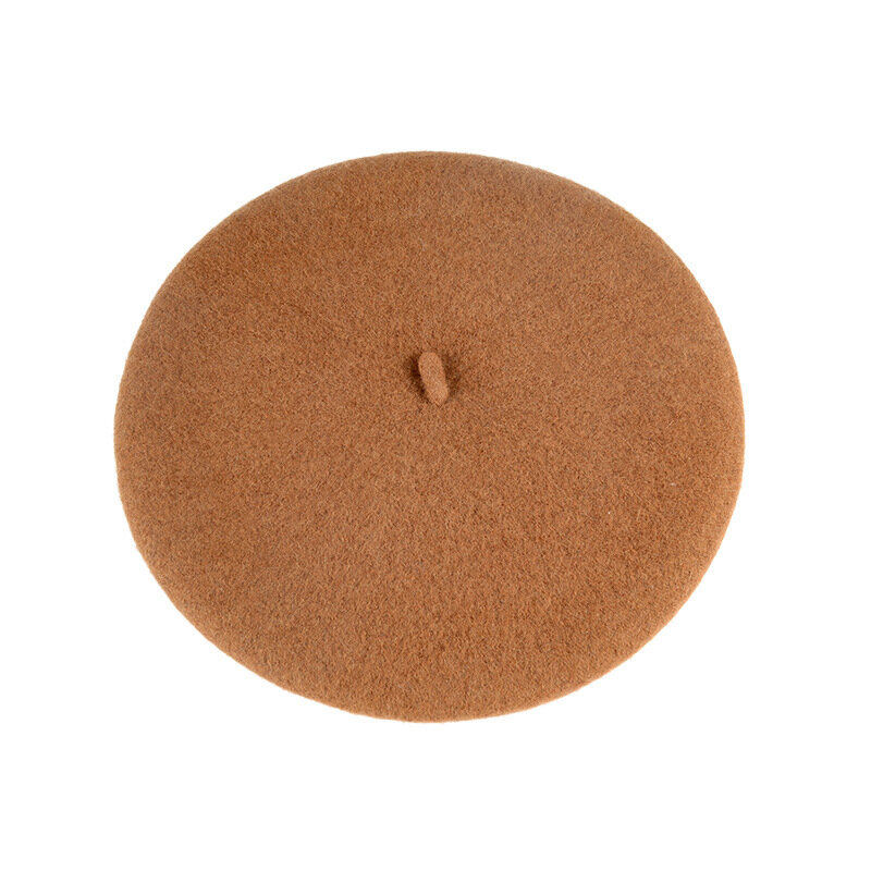 Осенние и зимние шапки, шерстяные универсальные корейские стильные модные береты, женская шляпа художника, , тыквенная шляпа, повседневный шерстяной берет