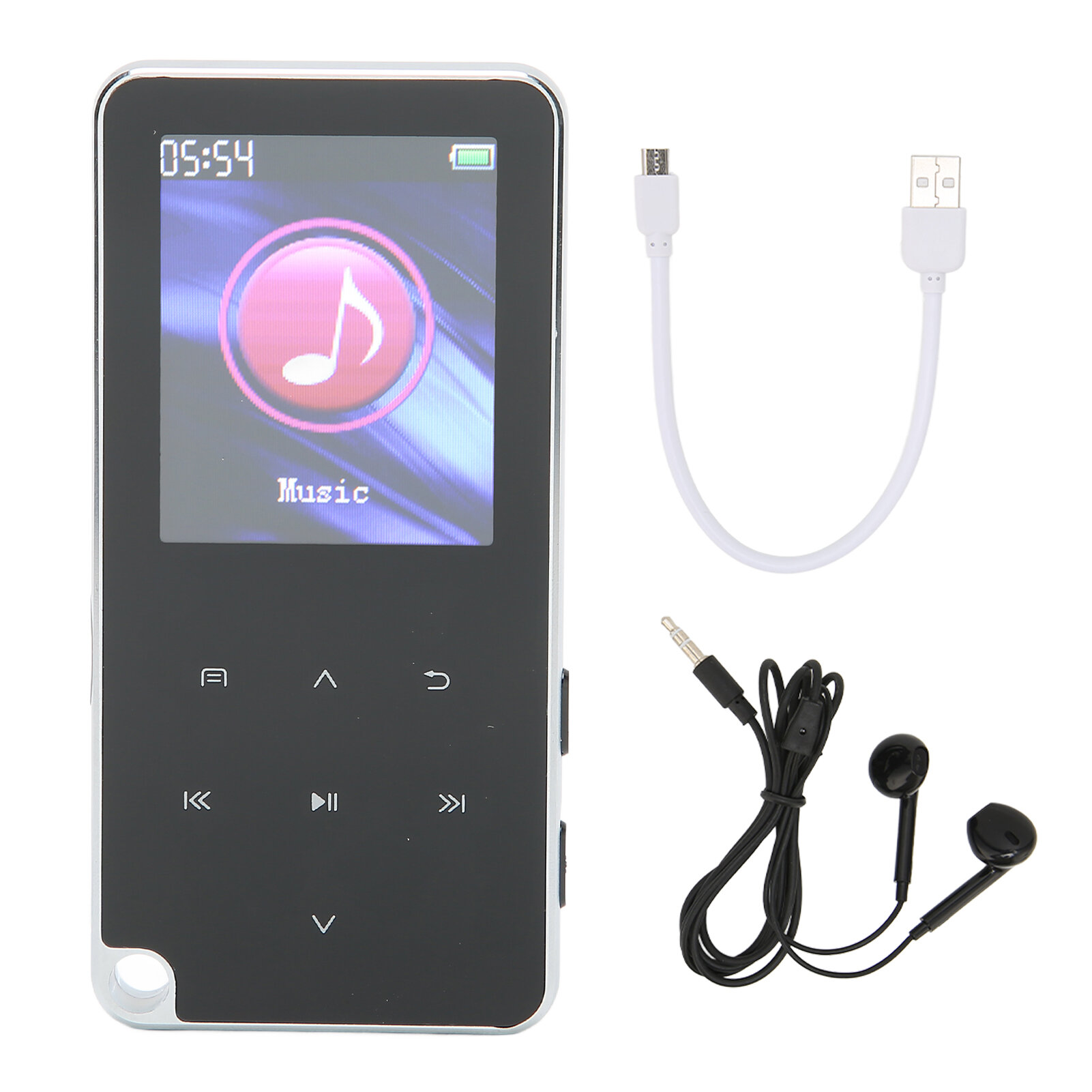 1,8 дюйма Digital Music Player Bluetooth 4.0 Music Player с функцией записи для ходьбы running16gb
