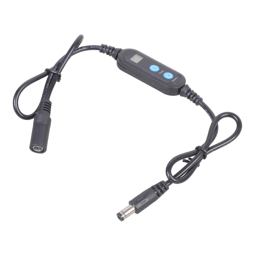 Регулируемый таймерный кабель 1-24 часа с LED экраном для устройств 5V 24V, вентилятора, LED