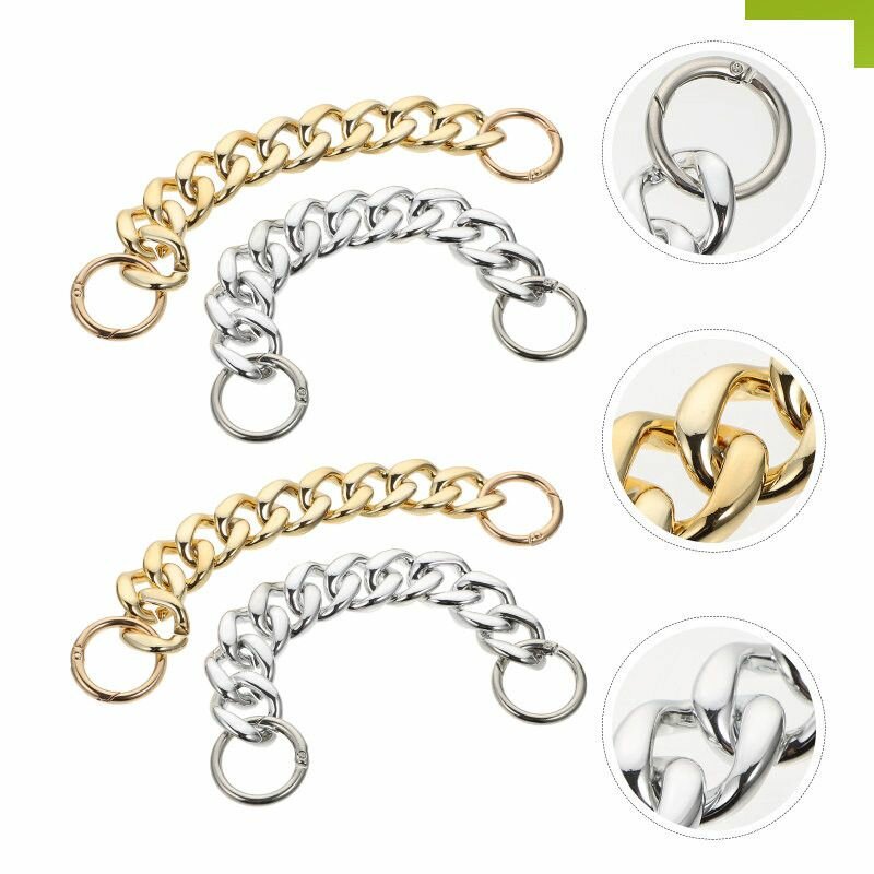 4 шт. цепочки для обуви, украшения для сандалий для девочек, аксессуары для обуви, цепочки для тапочек 22X2.5 см