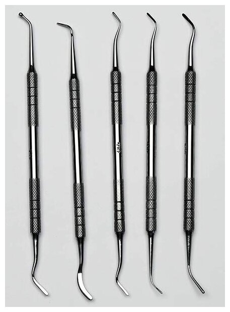 Набор инструментов для пломбирования (5 инструментов, гладилки №№1, 2, 3,4, 6) (Можайск)