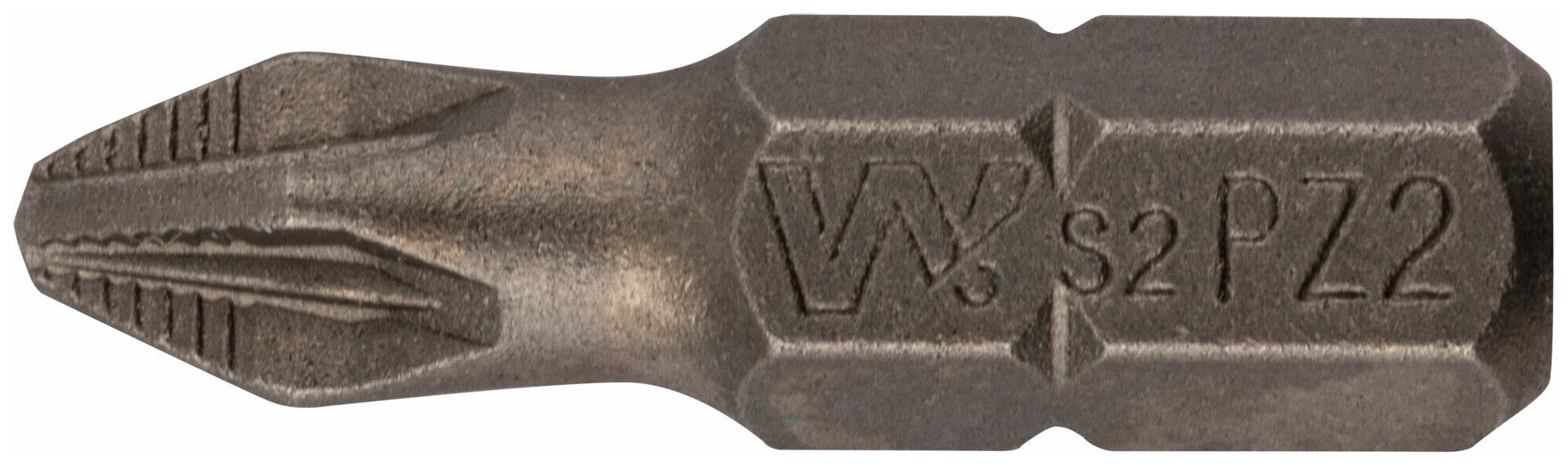 Биты WP, сталь S2, с насечкой, Профи, 25 мм PZ2, 20 шт.