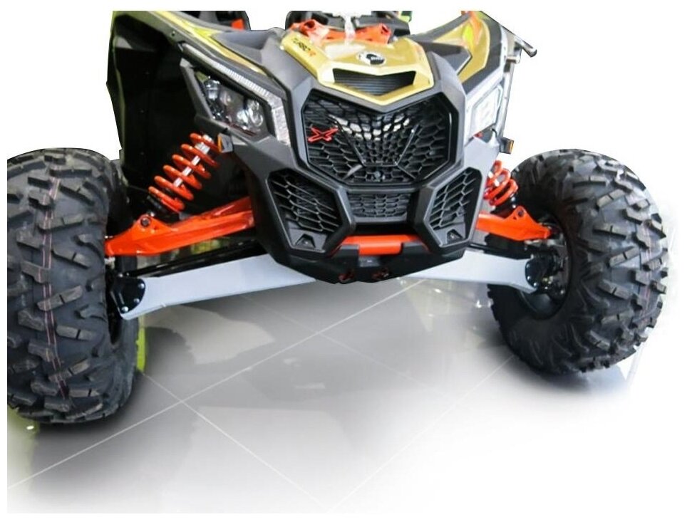 Защита передних рычагов для квадроцикла BRP Can-Am MAVERICK X3 X RS + комплект крепежа / 2444.7254.1