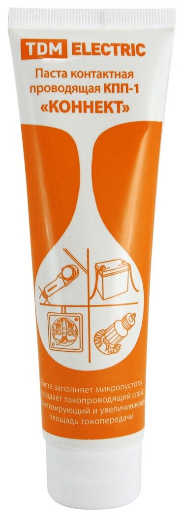 Паста контактная проводящая КПП-1 "коннект" TDM SQ1023-0101 (1 шт.)