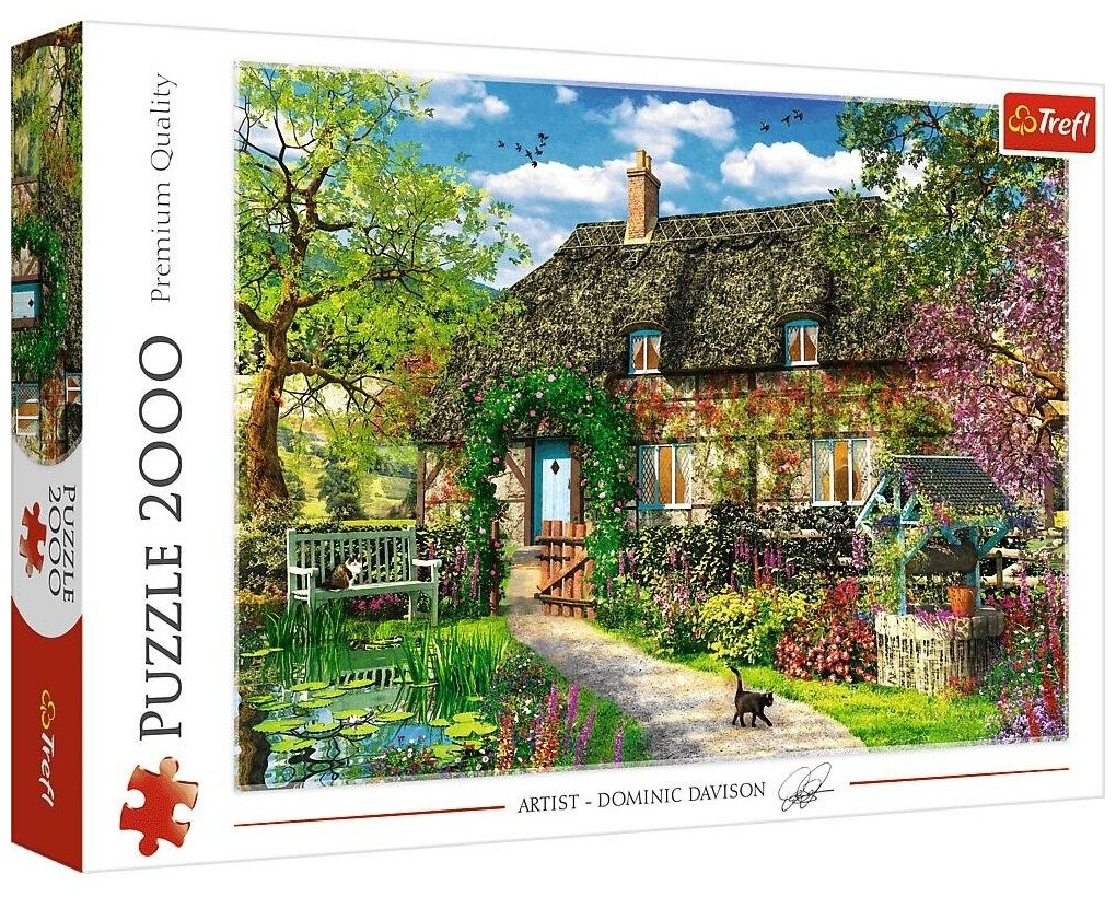 Пазл Trefl 2000 деталей: Загородный Коттедж