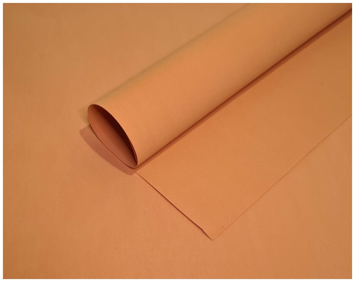 Фоамиран 1 мм 23.5*24 см. Цвет оранжевый. Упаковка 8 листов. Материал для рукоделия