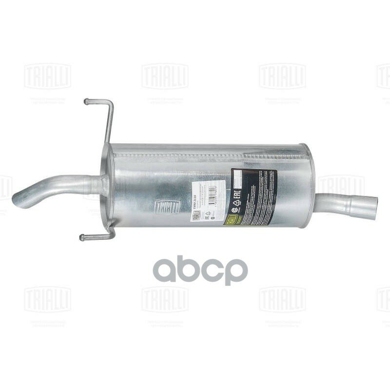 Глушитель для а/м Opel Astra H (04-) 1.8i осн. (нерж. алюм. сталь) (EMM 2110) Trialli арт. EMM2110