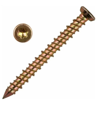 Шуруп по бетону с длиной 15,2 см и диаметром 7,5 мм - 30 штук