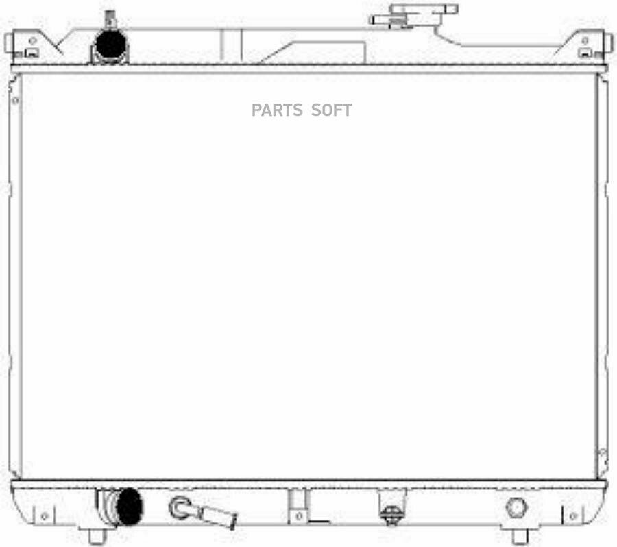 SAKURA 34311003 Радиатор сист. охл. Sakura 3431-1003 SUZUKI GRAND VITARA I (FT HT) ()