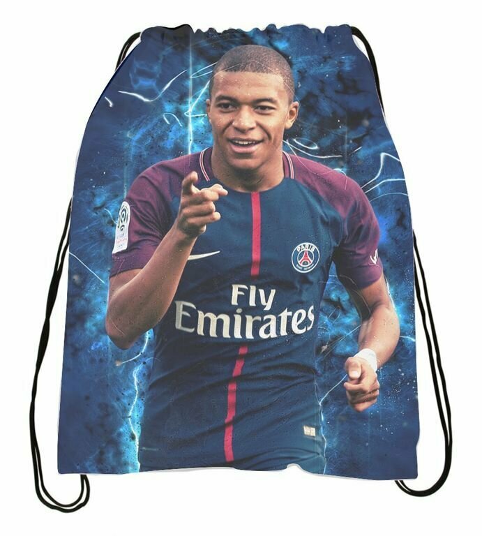 Сумка-мешок для обуви Kylian Mbappe Lottin, Килиан Мбаппе Лоттен №5
