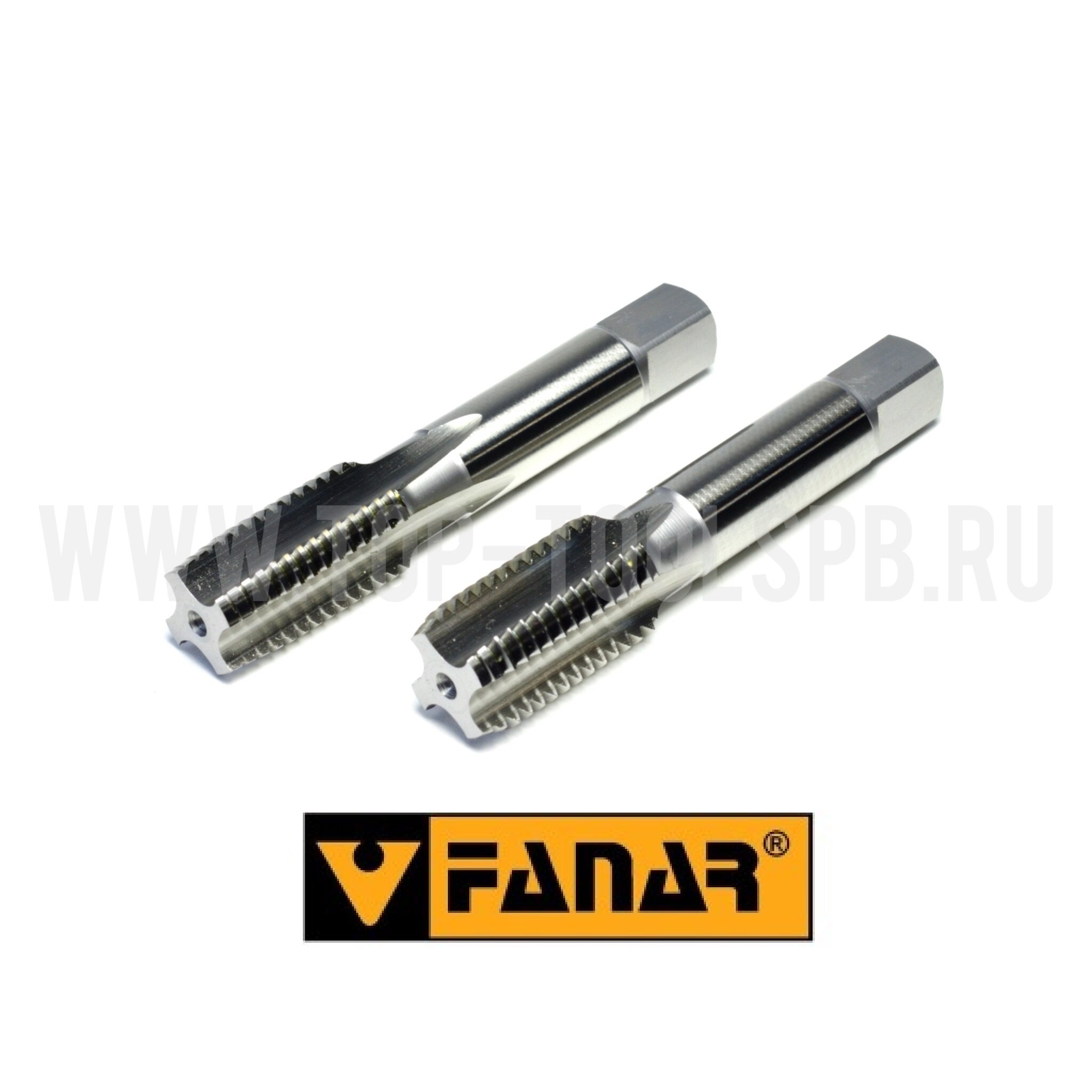 Метчик комплектный ISO-529/2 1/4-28 UNF 2B HSS Fanar