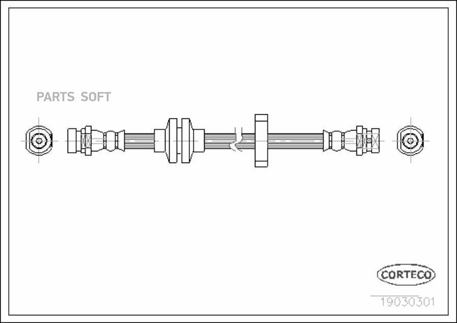 Шланг тормозной RENAULT: ESPACE IV 1.9 dCi/1.9 dCi/2.0/2.0/2.0 Turbo/2.0 dCi/2.0 dCi/2.0 dCi/2.2 dCi/2.2 dCi/3.0 dCi/3.0 dCi/.