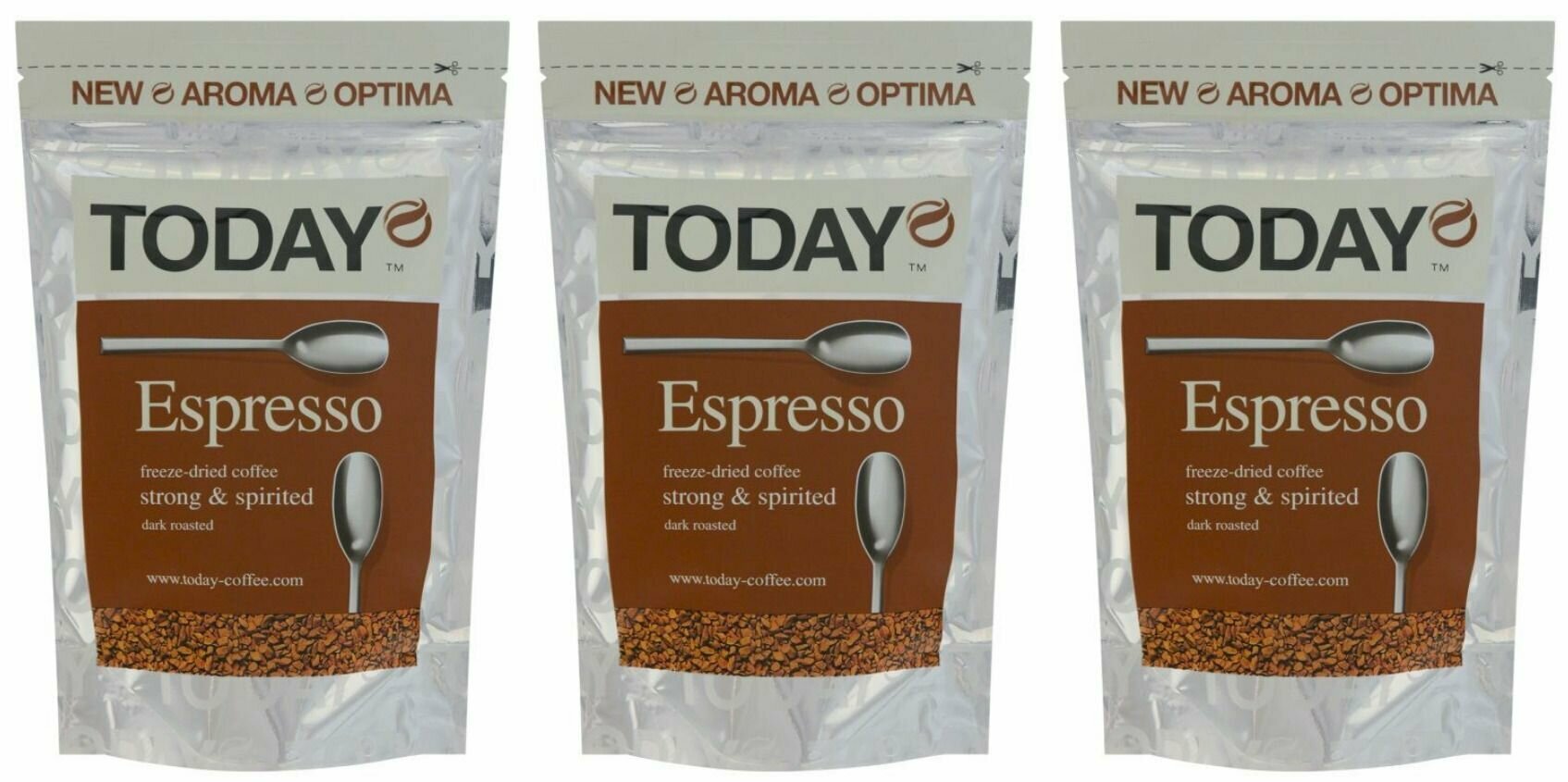 TODAY Кофе растворимый Espresso, 75 г, 3 шт