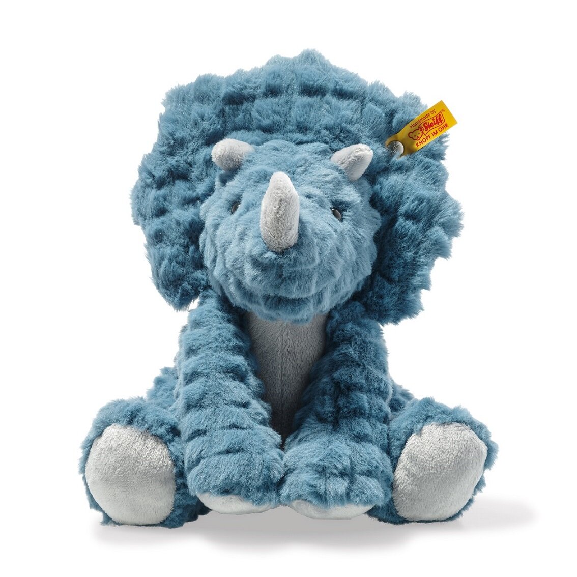 Мягкая игрушка Steiff Soft Cuddly Friends Dixi triceratops (Штайф мягкие приятные друзья трицератопс Дикси 28 см)
