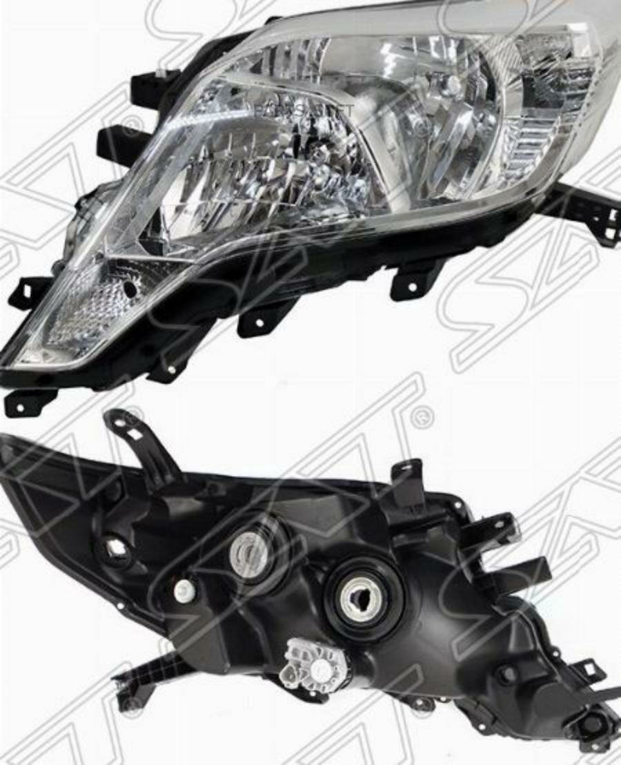 Фара Toyota Land Cruiser Prado (J150) 13-17 (Слева/ Галоген/ С электрокорректором) SAT ST-212-11Y5L-LD-EM | цена за 1 шт