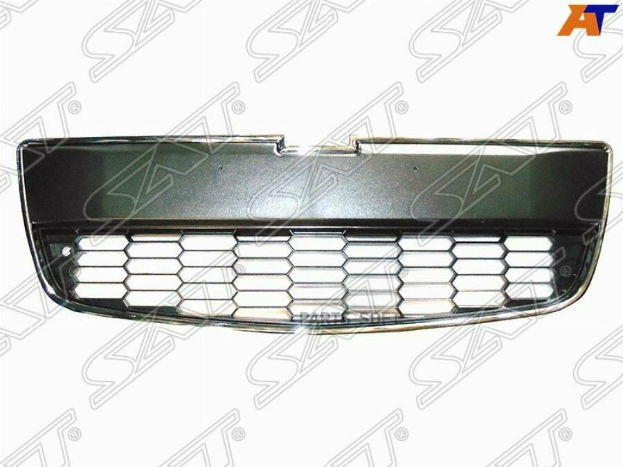 Решетка радиатора Chevrolet Aveo 11-15 (Снизу) SAT ST-CVA6-093-A0 | цена за 1 шт