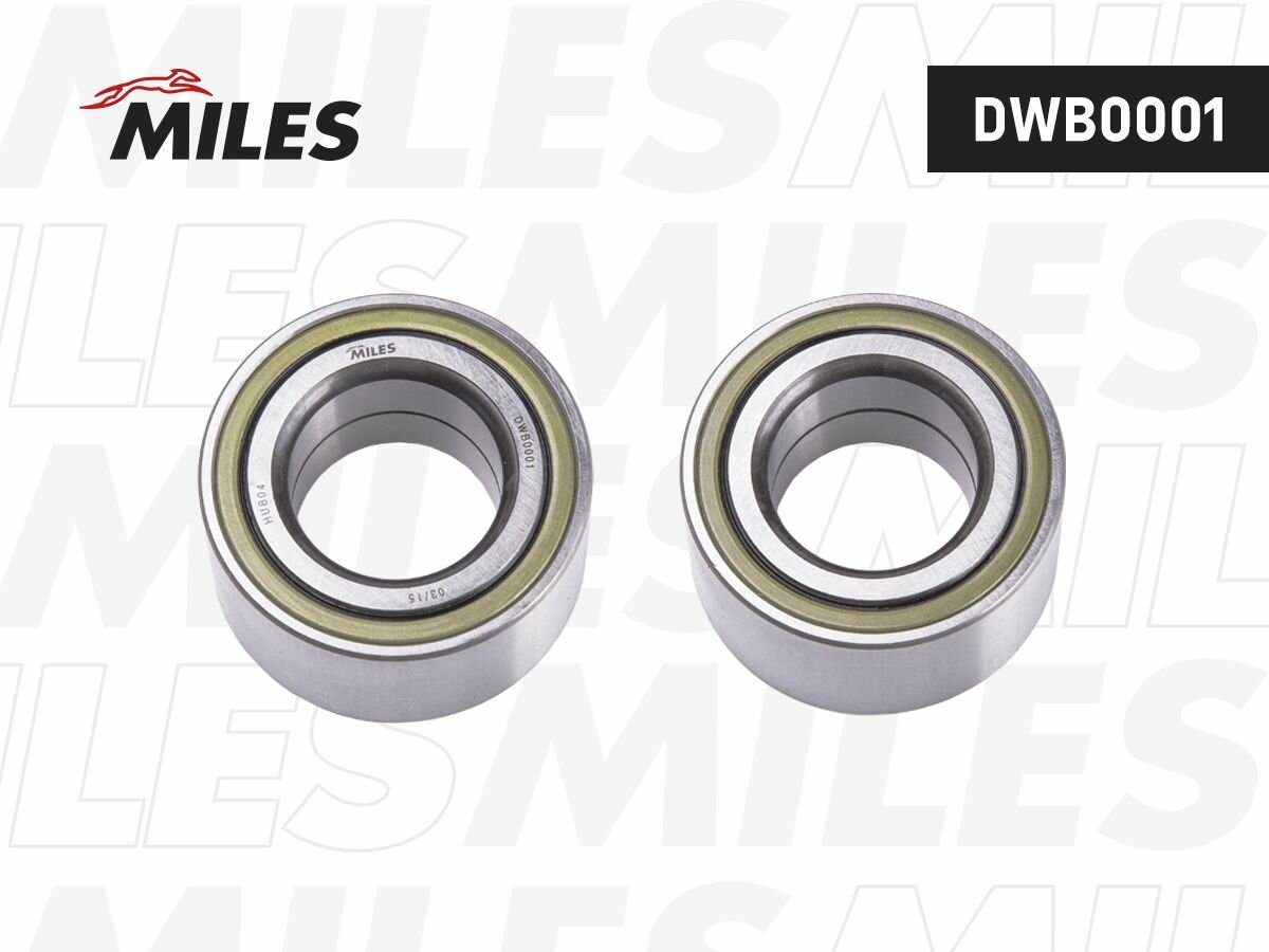 Подшипник ступ. Hyundai: accent I 1.3 94-00, accent II 1.3/1.5/1.5 crdi/1.6 99-05, accent ii 1.3, MILES DWB0001