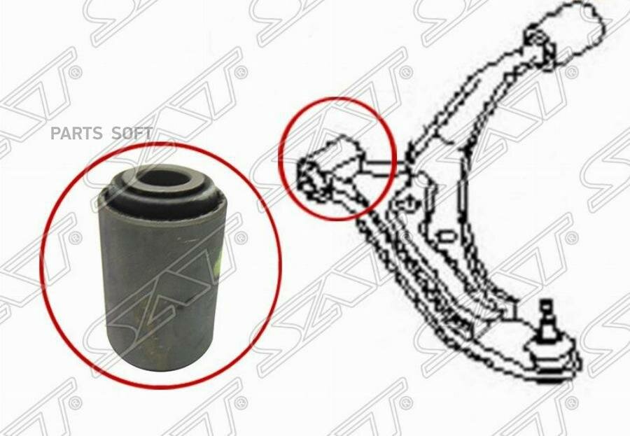 Сайлентблок рычага Nissan AD 90-99 / Almera 95-00 SAT ST-54560-50Y00 | цена за 1 шт