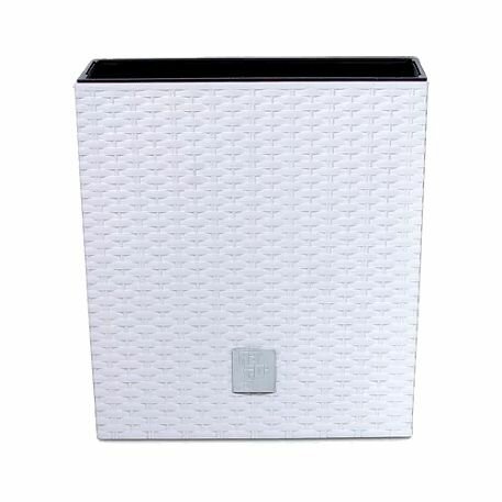 DRTS200L-S449 Кашпо RATO LOW 26,2*26,2 h26,6 см белый (white)/ 11л