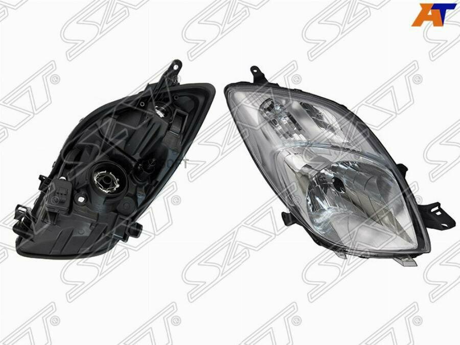 Фара Toyota Vitz 05-07 / Yaris 05-08 (Справа/ С электрокорректором/ 3/5D HBK) SAT ST-212-11L2R | цена за 1 шт