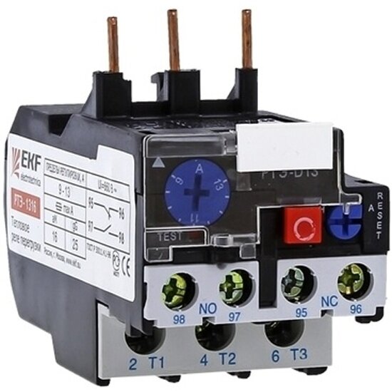 Реле тепловое Ekf РТЭ 1307 1.6-2.5А, rel-1307-1.6-2.5
