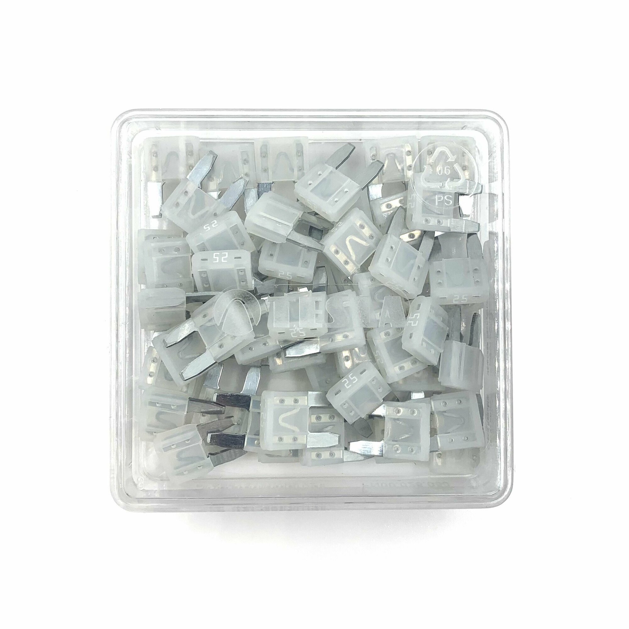 Предохранители плоские мини 25 А, 50 шт. - Tesla Blatna арт. FN00.025.050