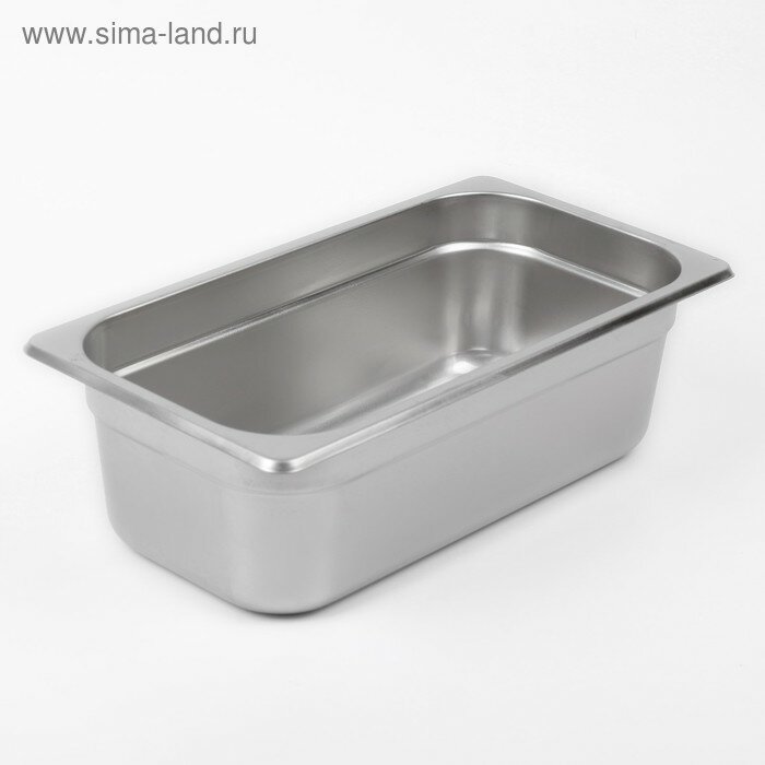 Гастроёмкость GN 1/3 Hanna Knövell, 100 мм, 32.5×17.6×10 см, толщина 0.6 мм, нержавеющая сталь